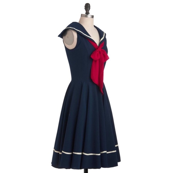 Modcloth | Dresses | Iso Rock Steady Modcloth Sea Shanty Singing Dress ...